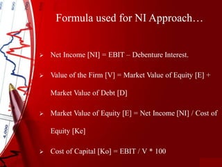 Capital structure theories | PPTX