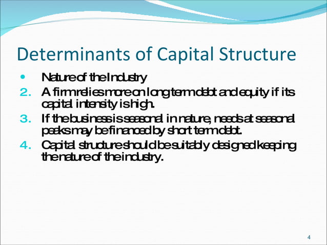 Capital Structure | PPT