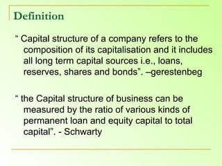 Capital Structure | PPT