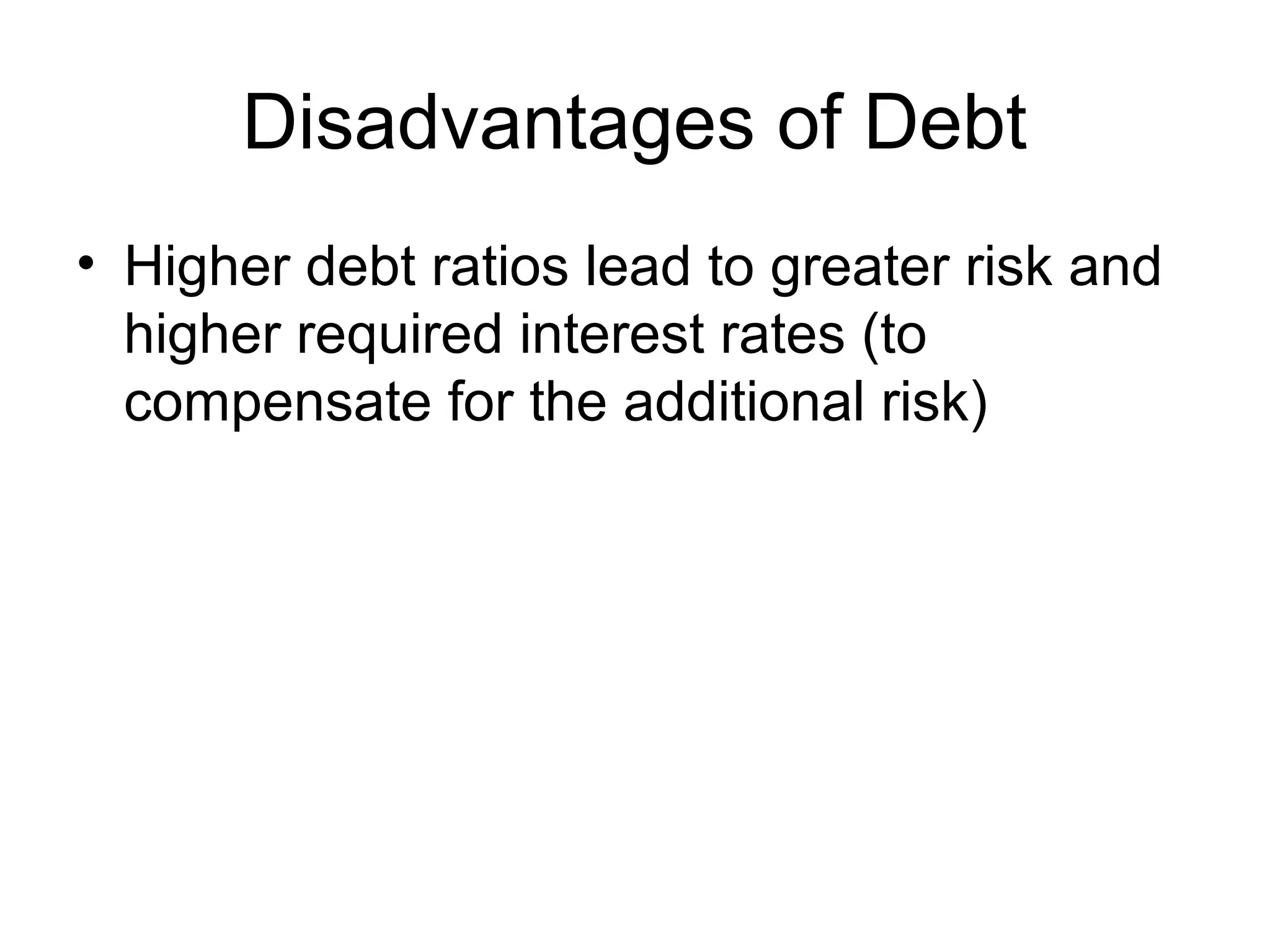 Capital structure, debt vs Equity | PPT