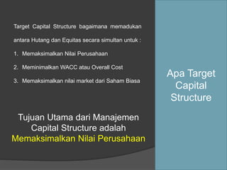 Capital structure | PPTX