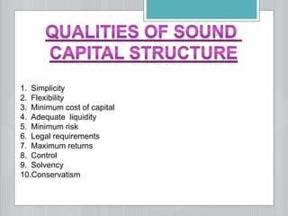 Capital structure | PPTX