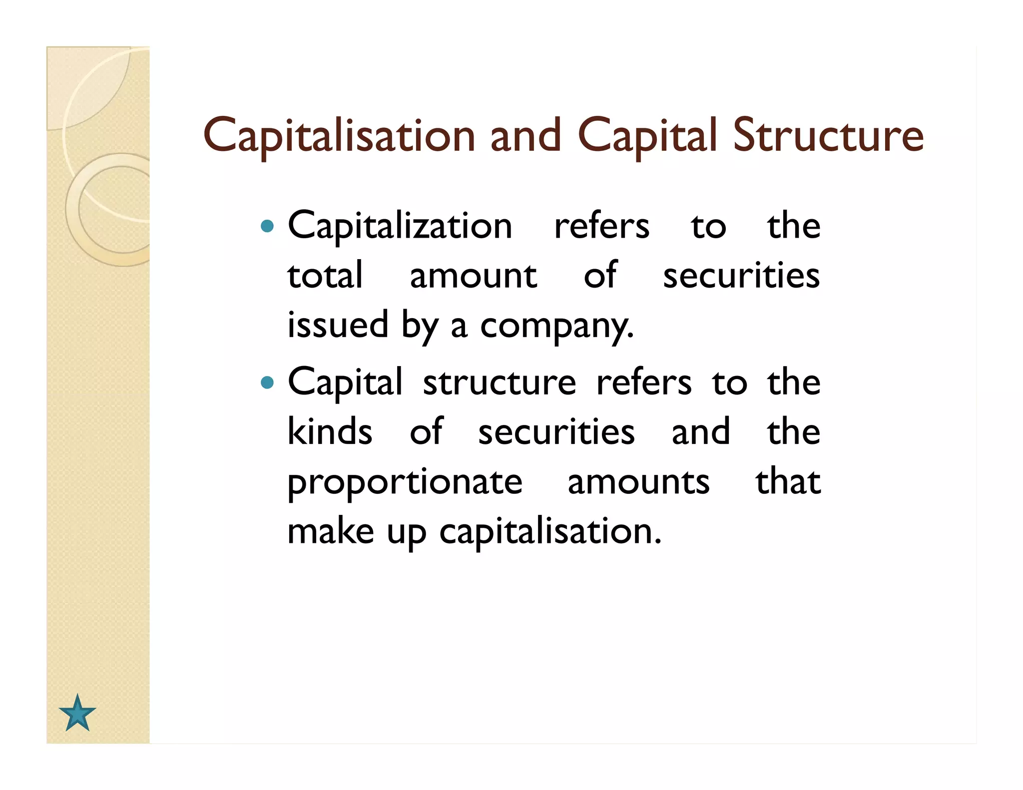 Capital structure | PDF | Business Accounting & Finance | Business