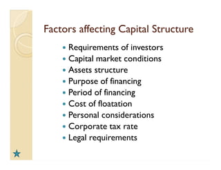 Capital structure | PDF