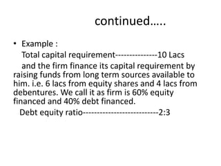 Capital structure | PPT
