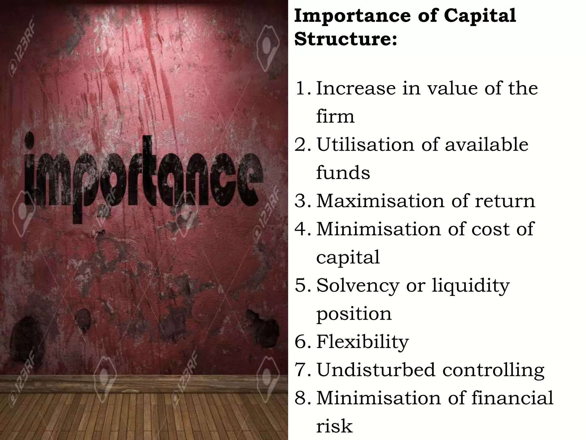 Capital structure | PPTX