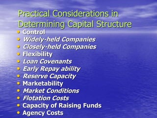 Capital structure | PPT