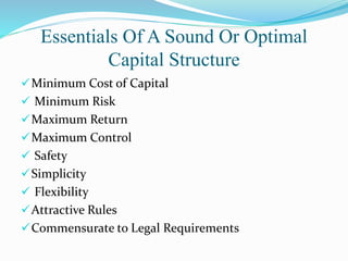 Capital structure | PPTX