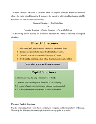 Capital structure | PDF