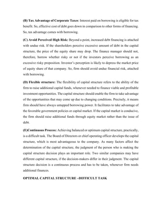 Capital structure | PDF