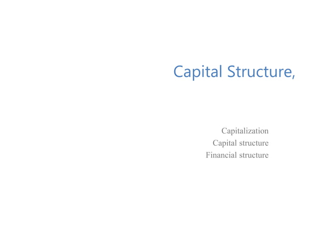 Capital Structure.ppt