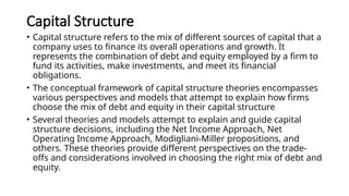 Capital Structure defination meaning and benifits | PPTX