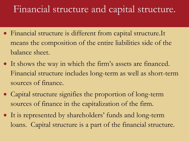 Capital Structure - Concept and Theories.ppt | Stocks and Bonds ...