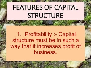 CAPITAL STRUCTURE ppt bba ipu business , financial management , capital ...