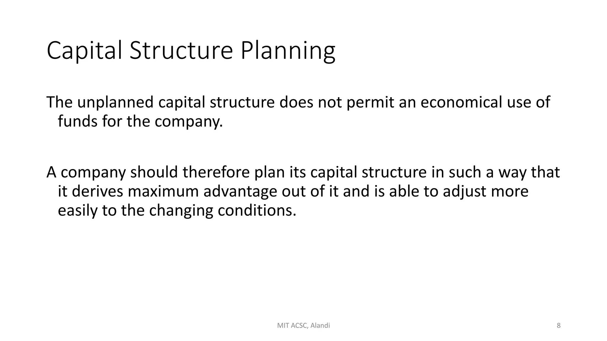 Capital structure and Leverage with problems | PPT