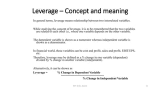 Capital structure and Leverage with problems | PPT