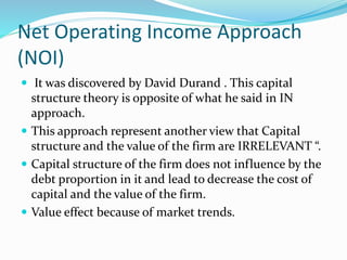 Capital structure and theories | PPT