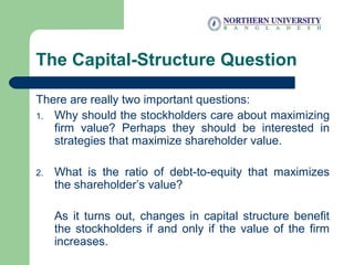 Capital structure basic concepts | PPT