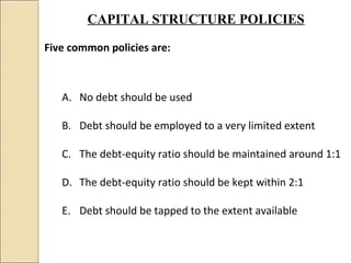 Capital structure decision | PPT