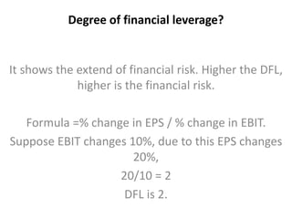 Capital structure decisions | PPTX