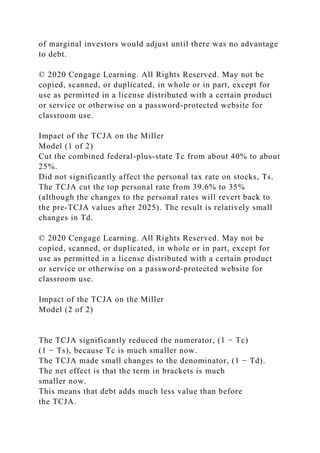 Capital Structure DecisionsCHAPTER 15© 2020 Cengage Learning.docx