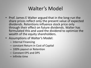 Capital Structure & Dividend Policy | PPTX