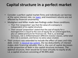 Capital Structure & Dividend Policy | PPTX