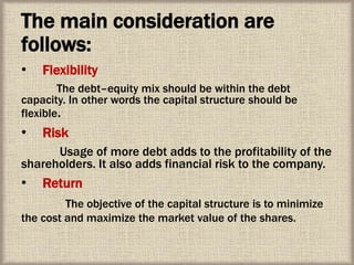 Capital Structure | PPT