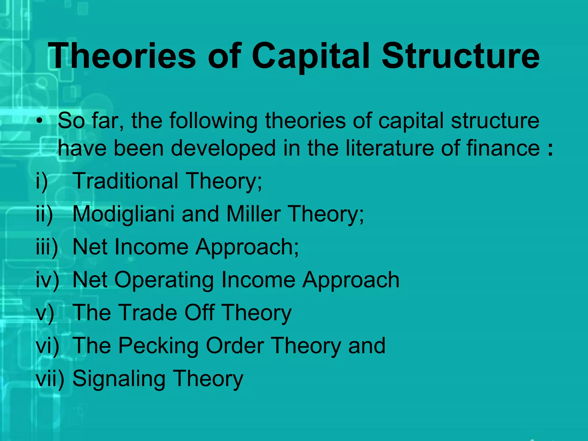 Capital structure | PPT