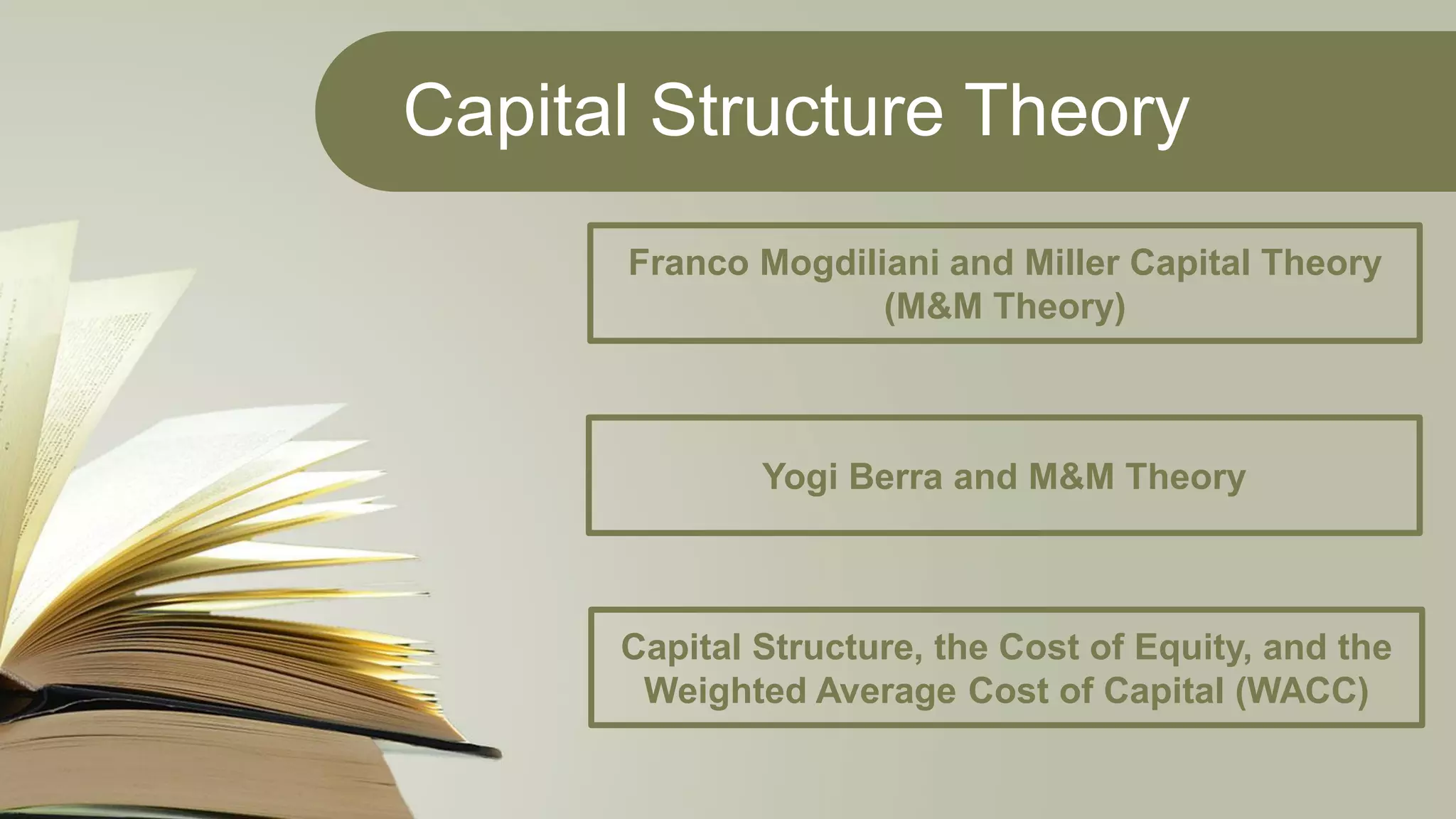 Capital Structure Policy/abshor.marantika/Dea Ivana Chrysti/3-04 | PPT
