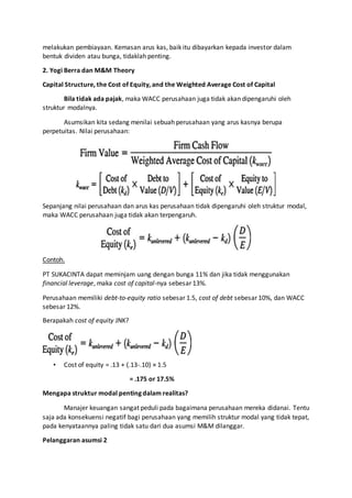 Capital Structure Policy/abshor.marantika/Salsabila Putri Arifta/3-04 | PDF