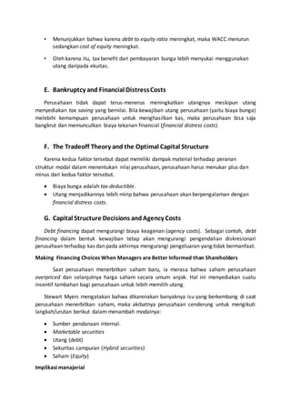 Capital Structure Policy/abshor.marantika/Salsabila Putri Arifta/3-04 | PDF