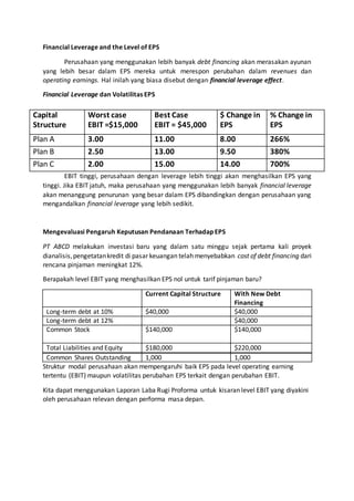 Capital Structure Policy/abshor.marantika/Salsabila Putri Arifta/3-04 | PDF