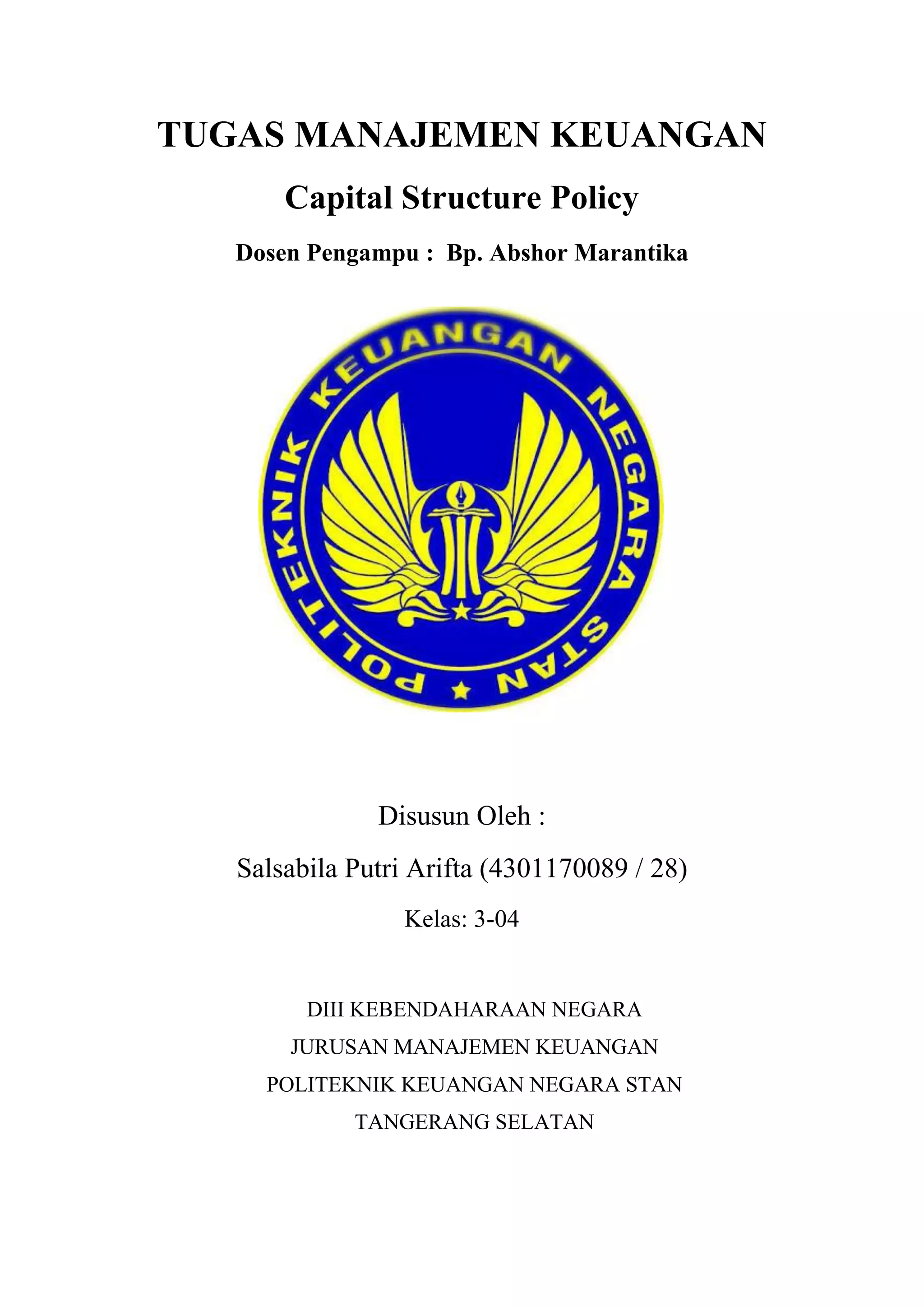 STRUKTUR MODAL | PDF