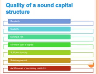 Capital structure ppt | PPTX