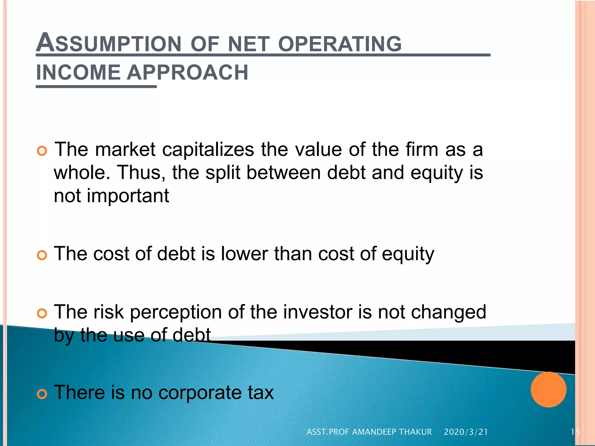 Capital structure theories | PPTX