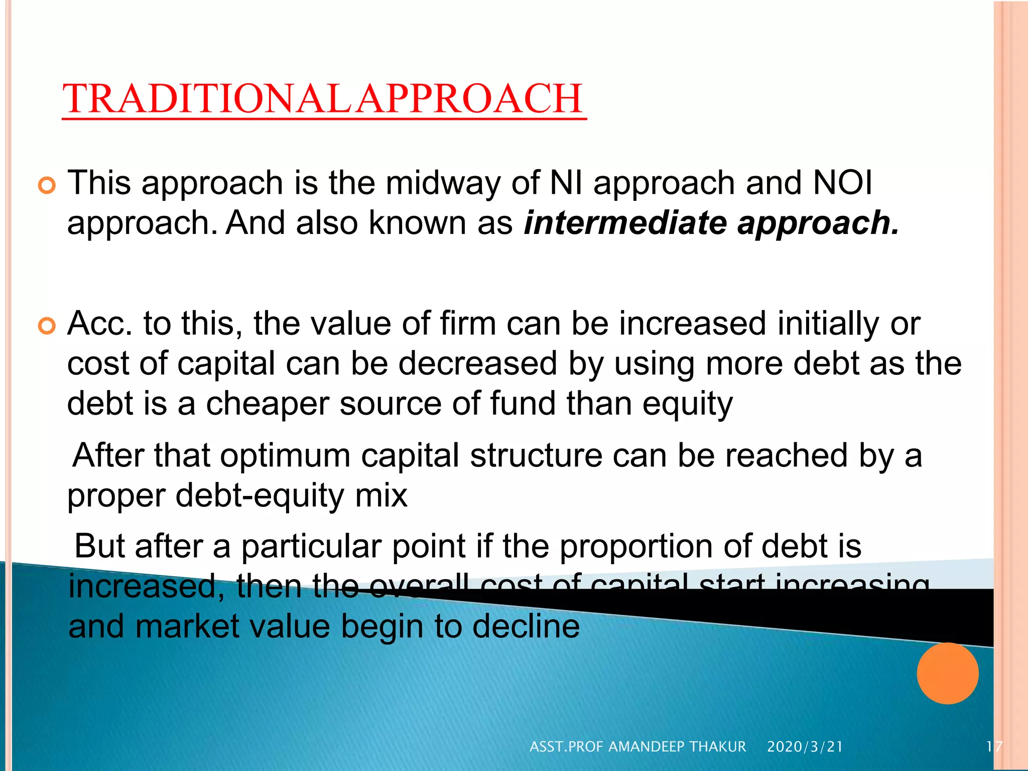 Capital structure theories | PPTX