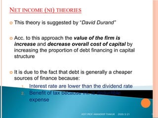 Capital structure theories | PPTX