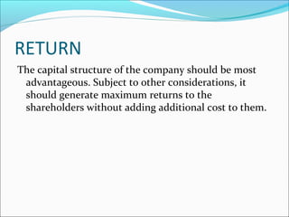 Capital structure spk | PPT