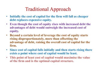 Capital structure theories 1 | PPTX