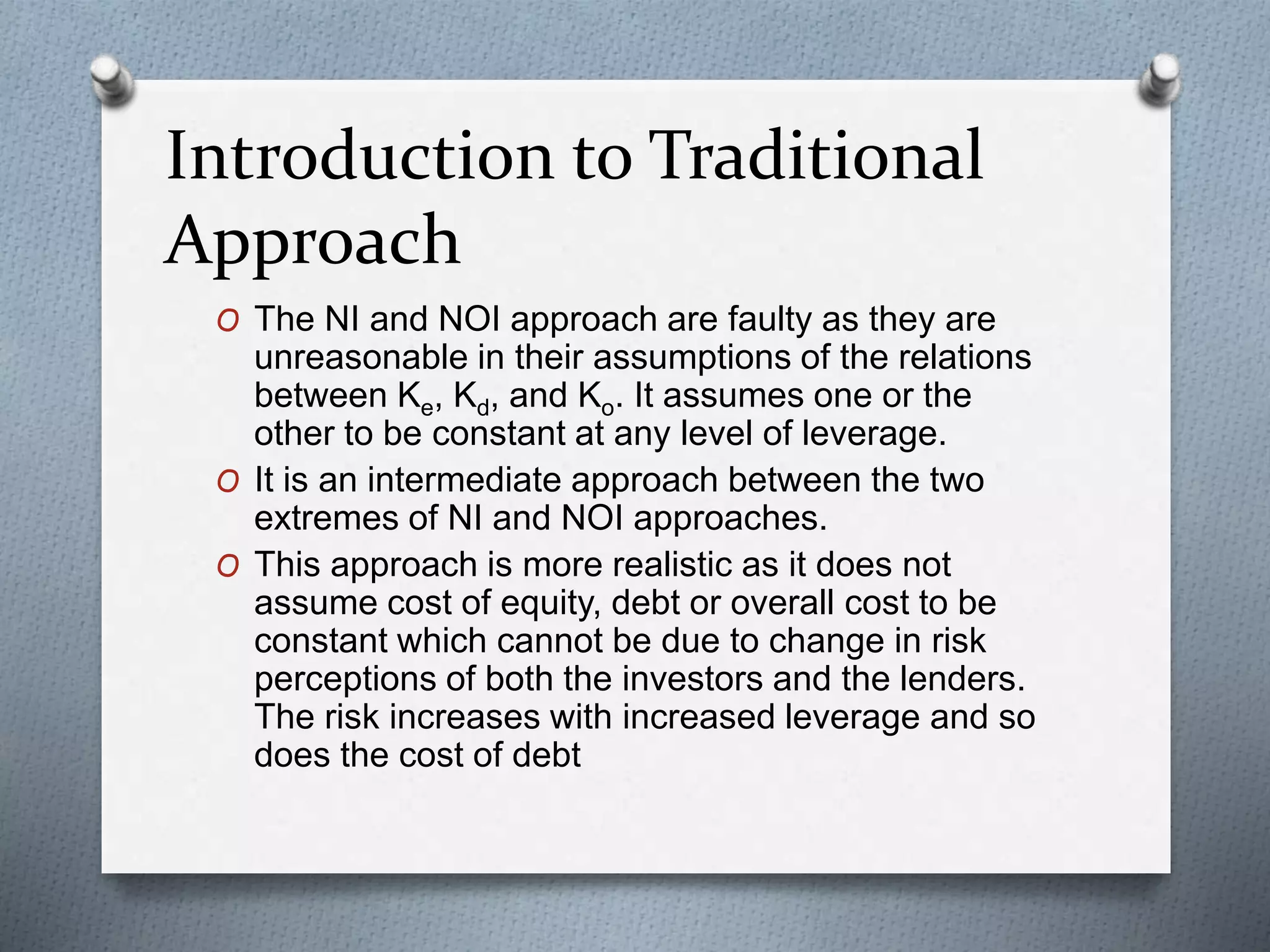 Capital structure theories | PPTX
