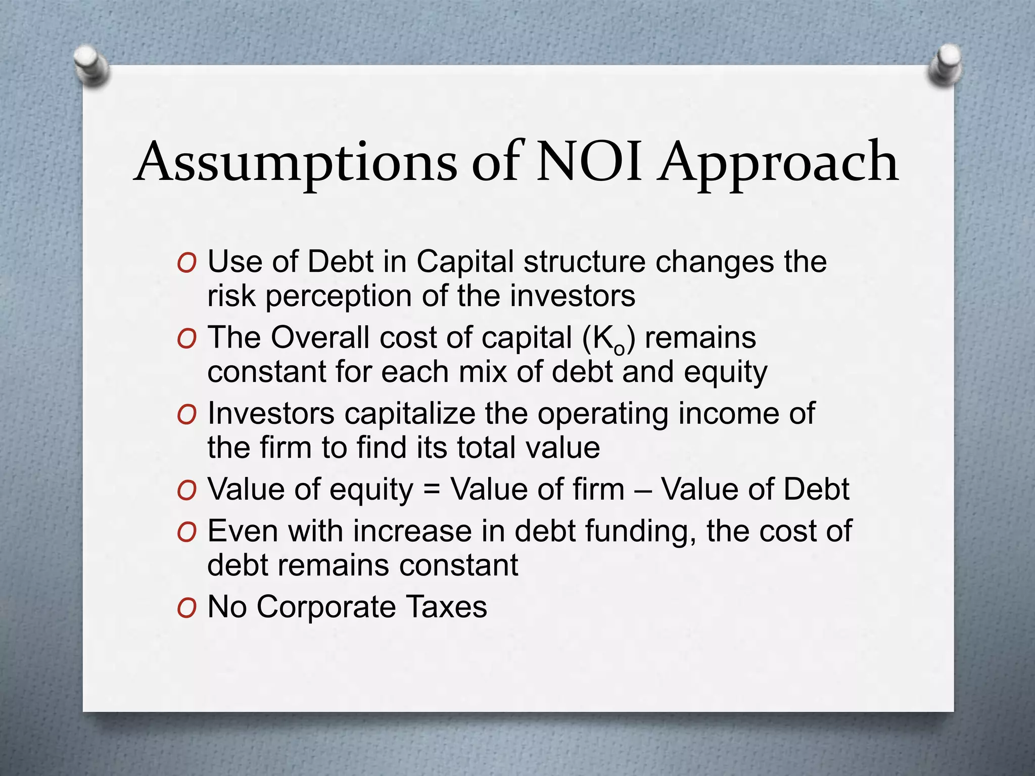 Capital structure theories | PPTX