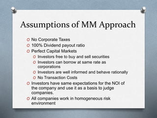 Capital structure theories | PPT