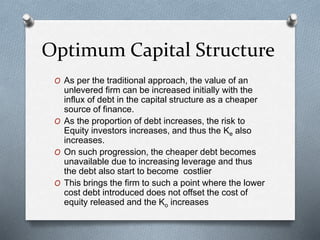 Capital structure theories | PPTX