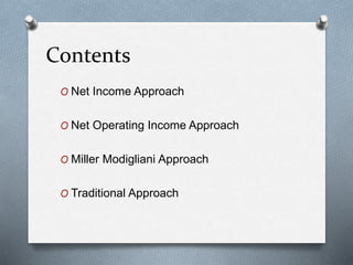 Capital structure theories | PPT