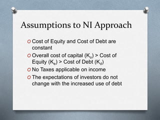 Capital structure theories | PPT
