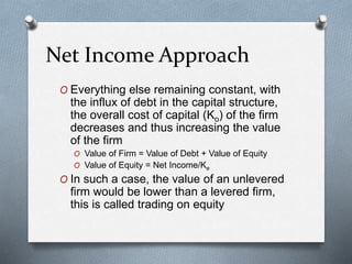 Capital structure theories | PPT
