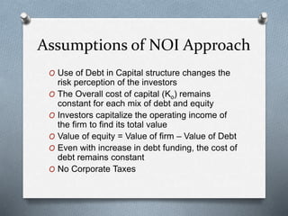 Capital structure theories | PPT