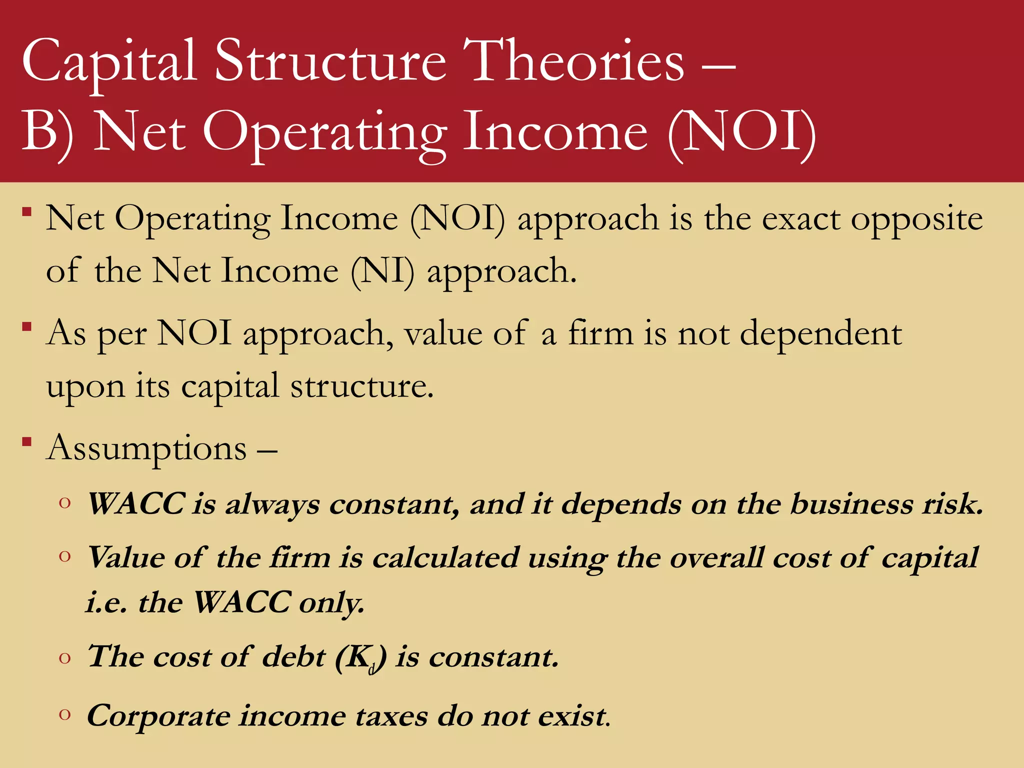 Capital Structure Theories | PPT