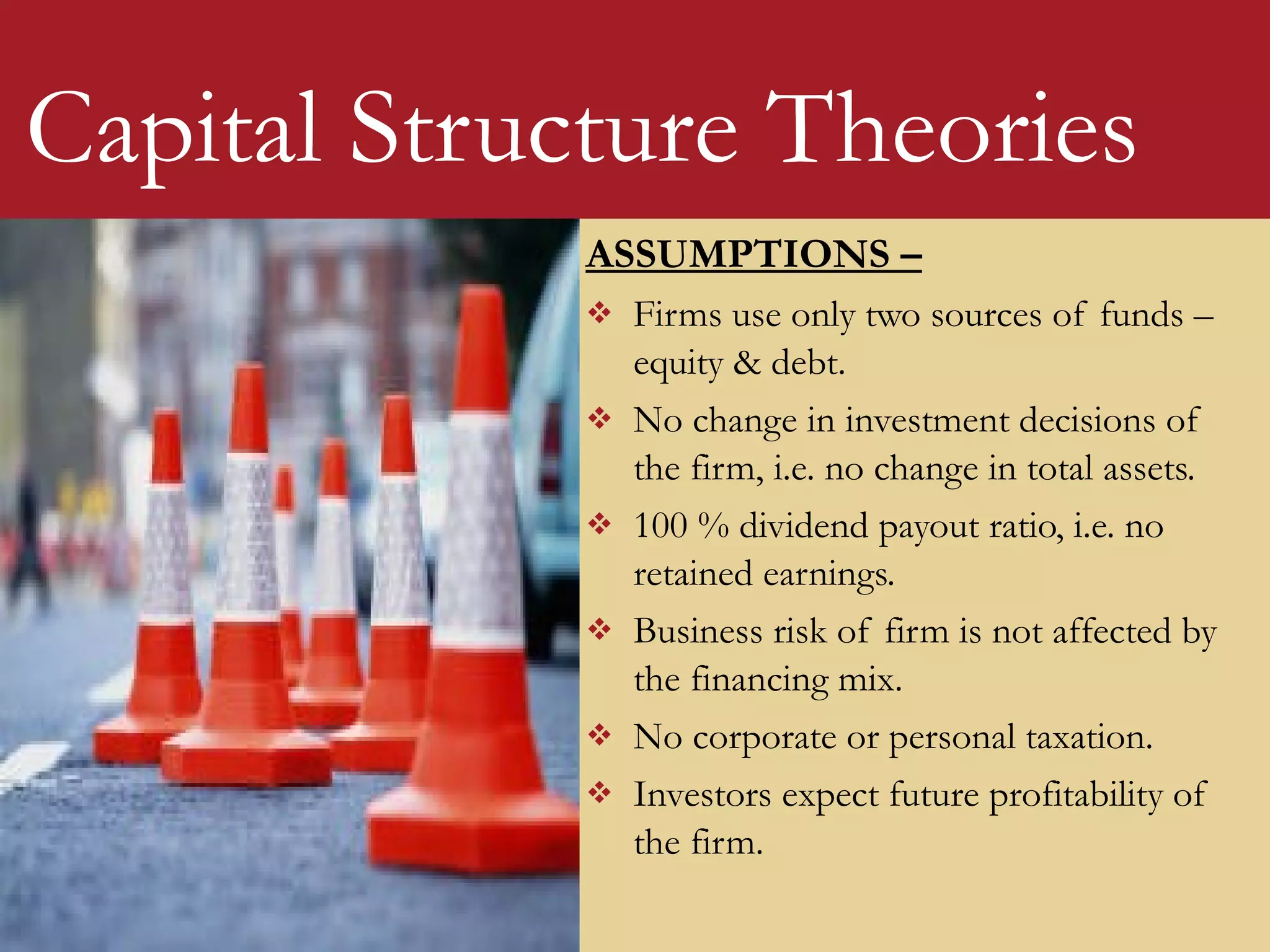 Capital Structure Theories | PPT